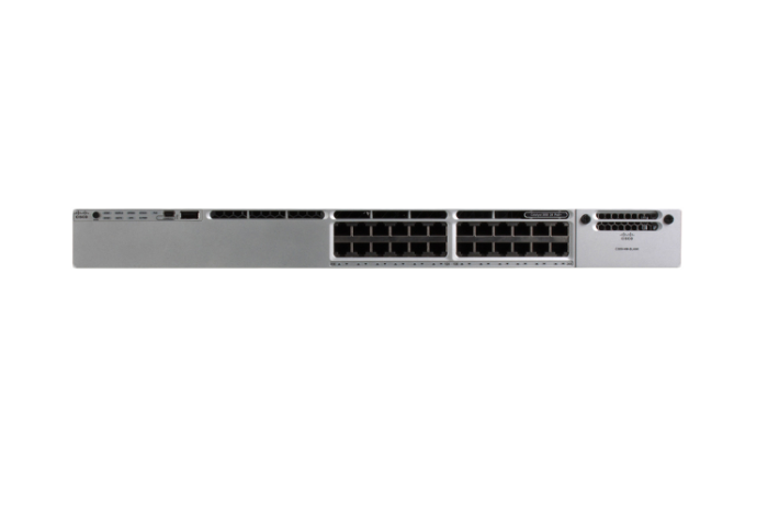 Cisco Catalyst 3850 24 PoE+ Gigabit Ports w/715WAC power Supply IP Base ...